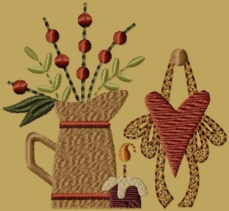 PK222 Farmhouse Gatherings Version 1 - 4x4 - $4.00 : Primitive Keepers ...